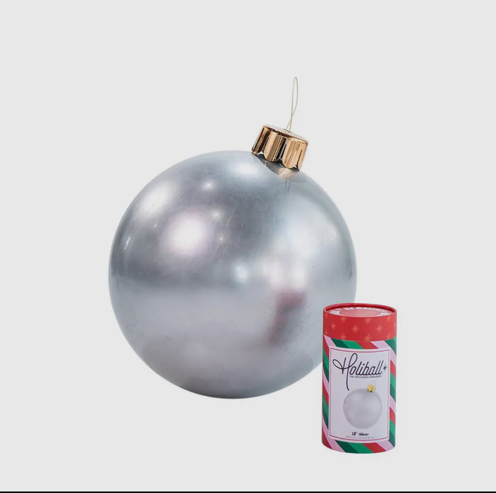 Holiball® 18” Inflatable Ornament – Vintage Red | The Inflatable ...