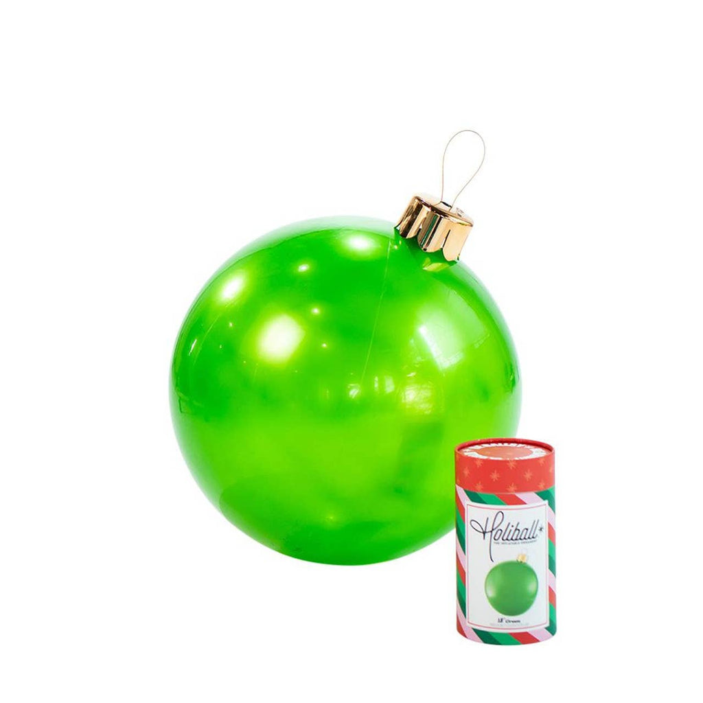 Holiball® 18” Inflatable Ornament – Classic Green | The Inflatable ...